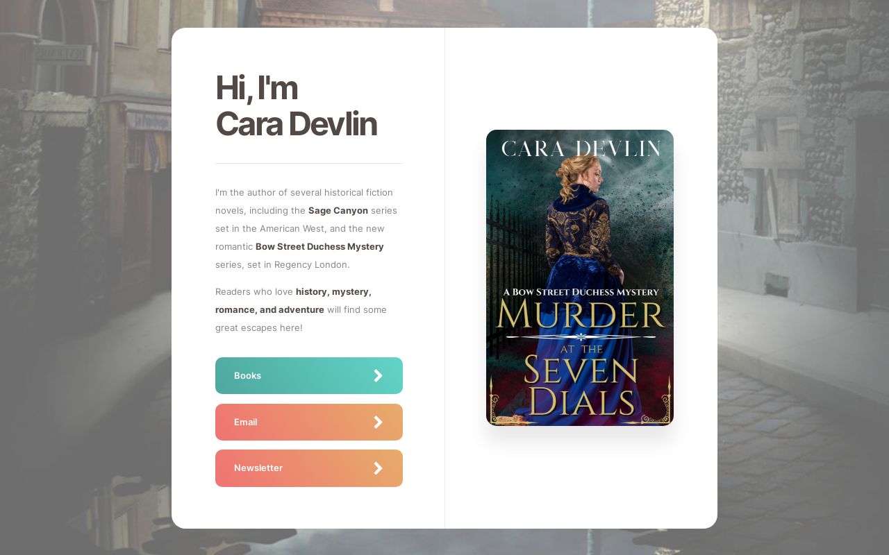 Cara Devlin Books